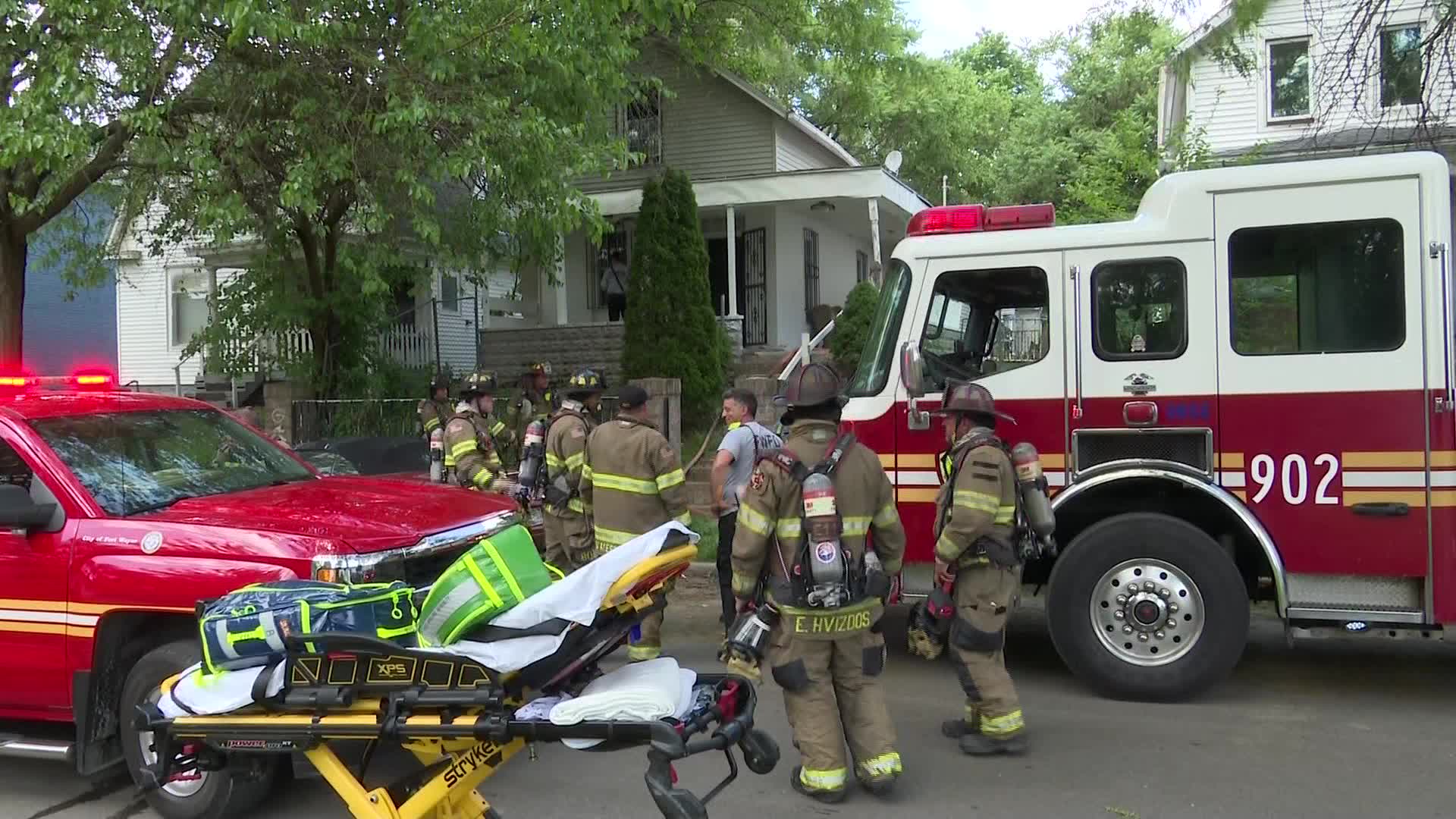 Fort Wayne Fire Department responds to fire south of downtown – WANE 15