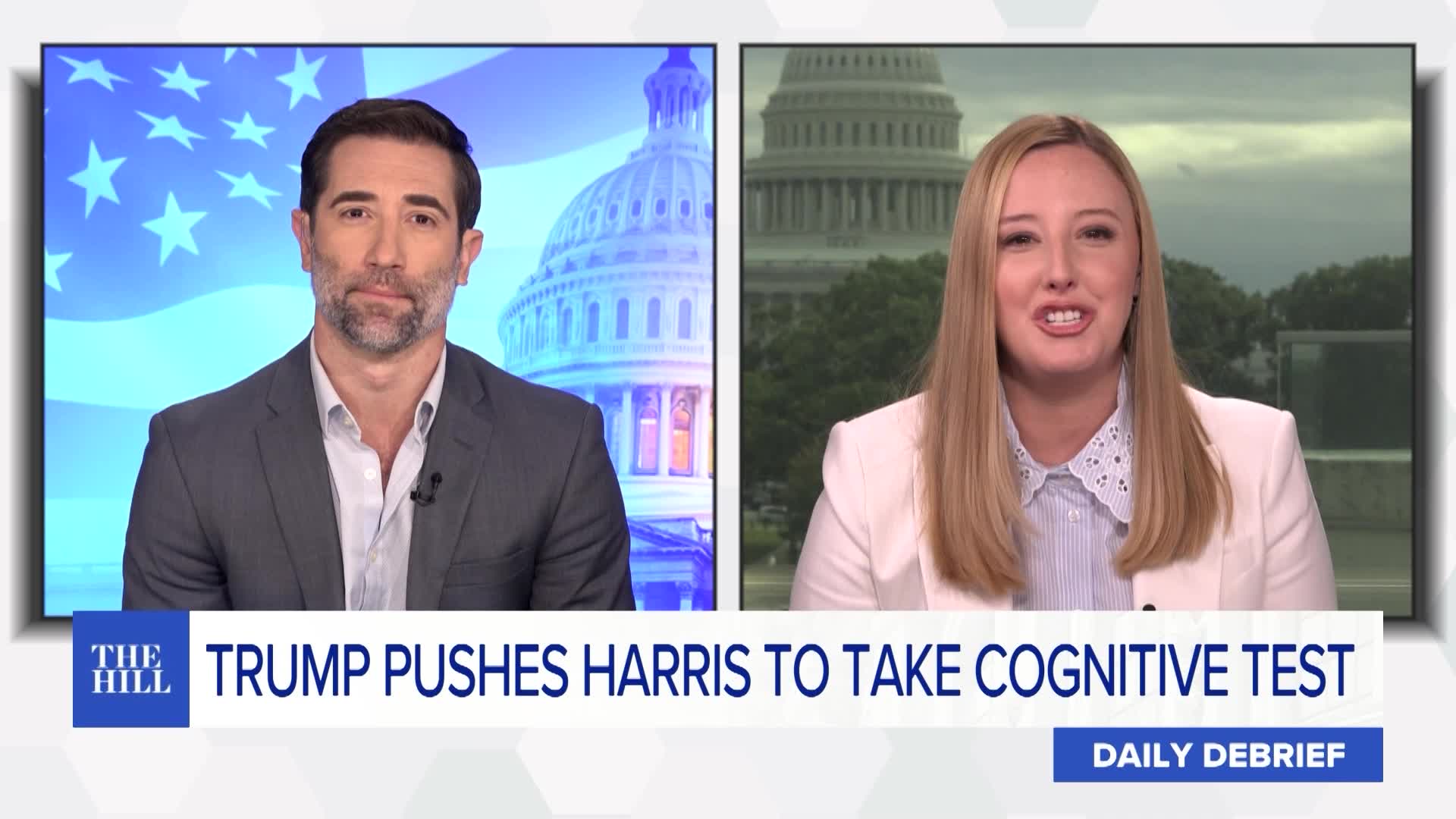 Trump calls for Harris to take cognitive test after criticism of his ...