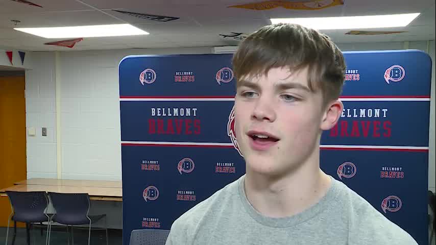 MIchael Hayduk full interview on signing with Trine football – WANE 15