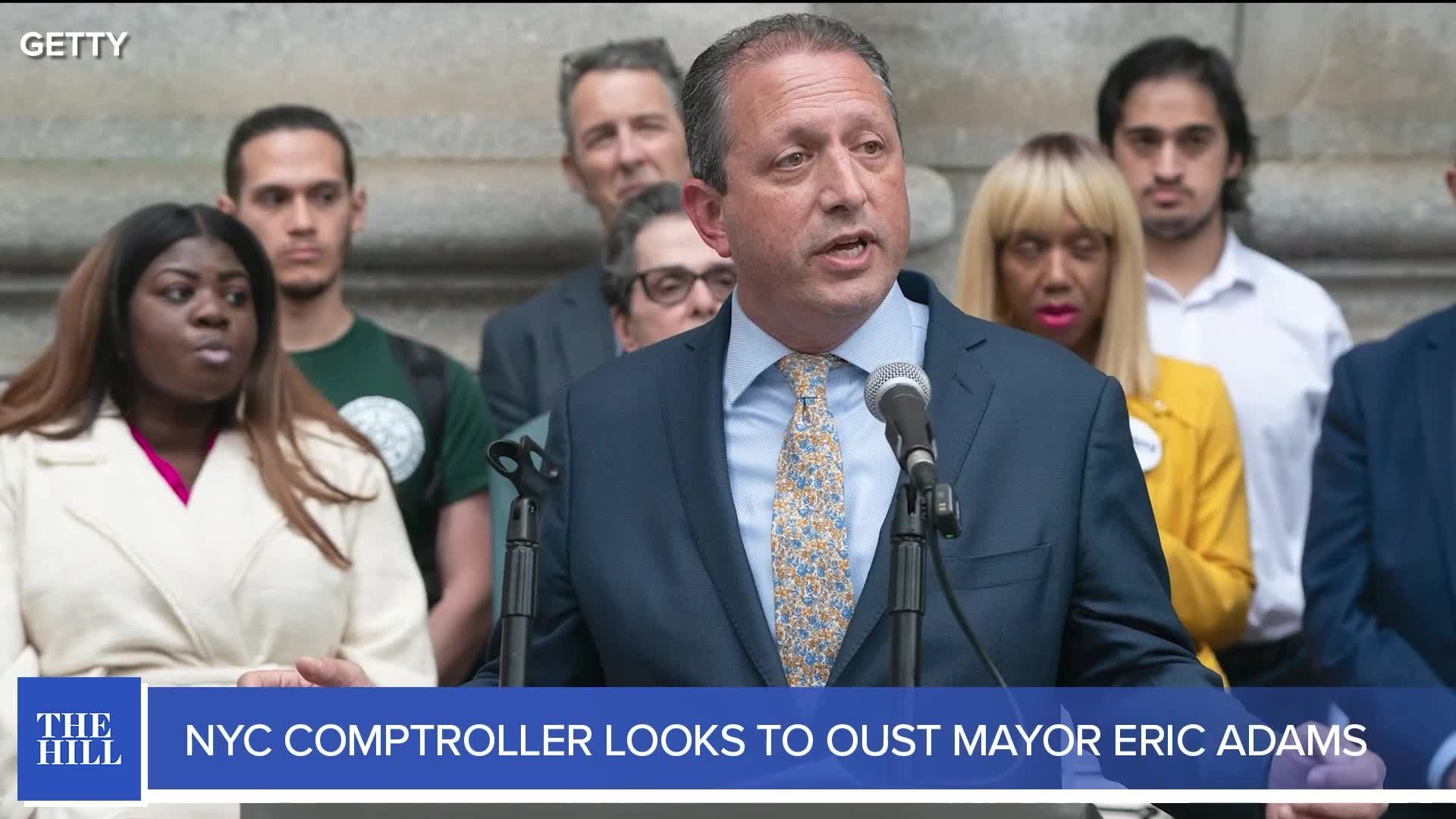 NYC comptroller looks to oust Mayor Eric Adams – The Hill