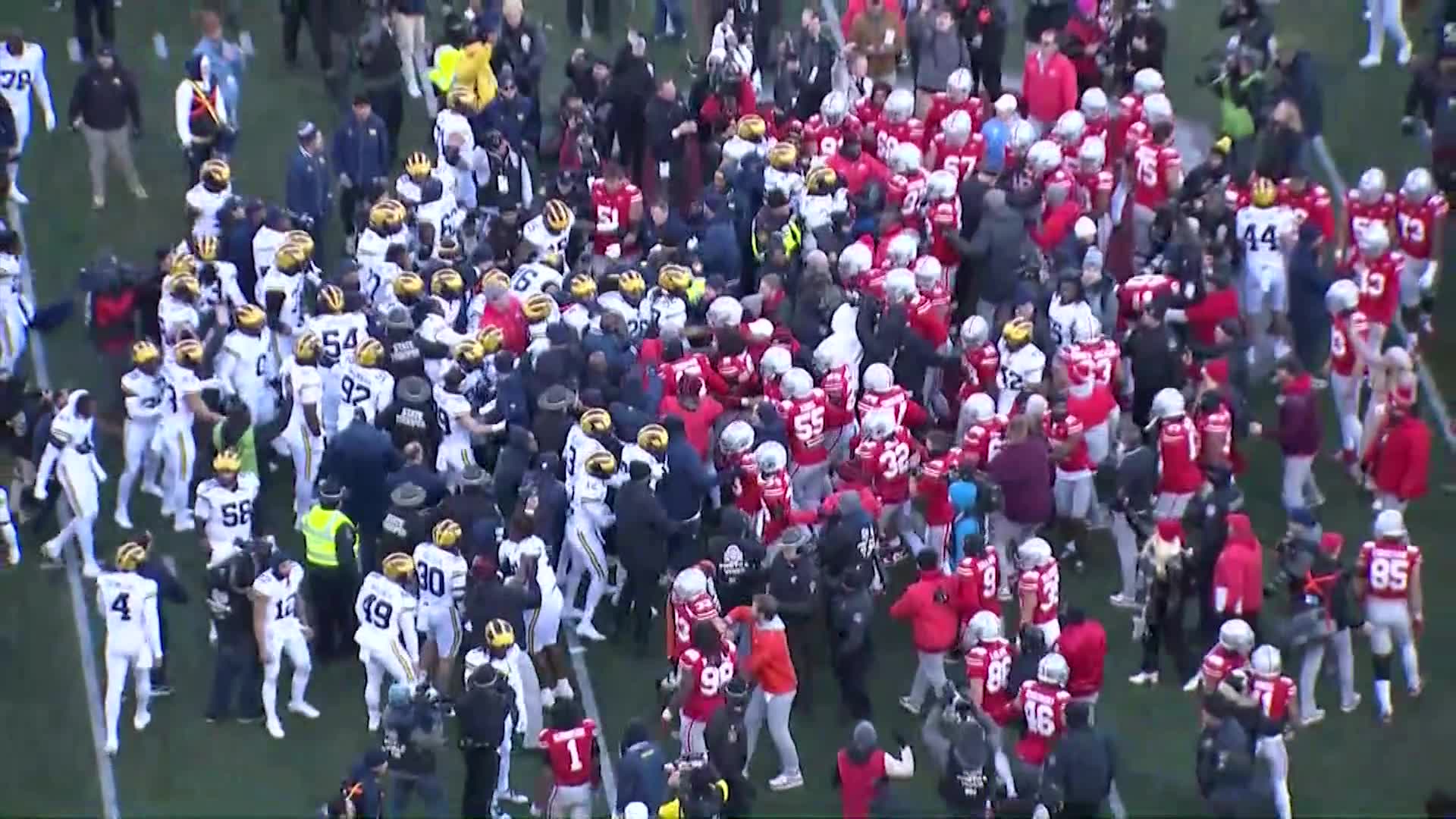 Ohio State, Michigan players involved in melee after Buckeyes loss – WFLA