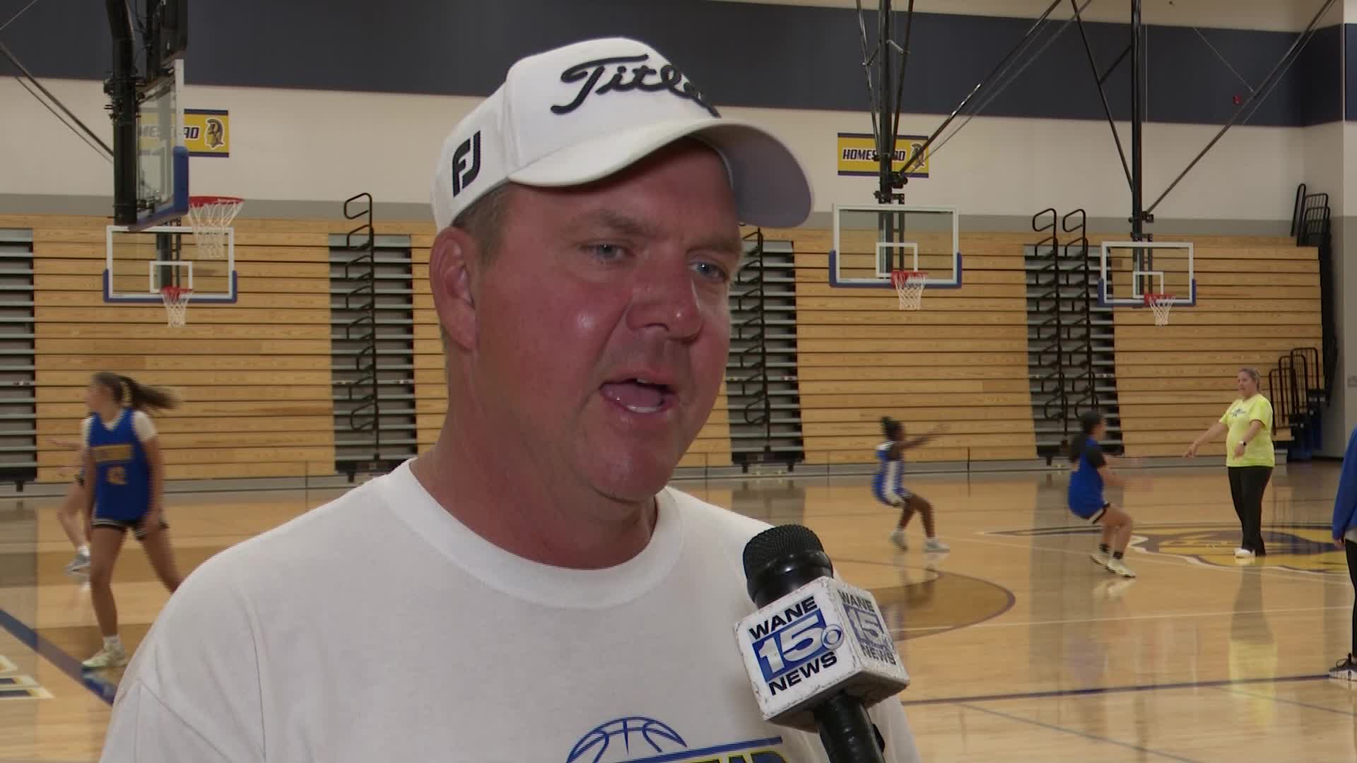 Rod Parker full interview at Homestead girls basketball first practice ...