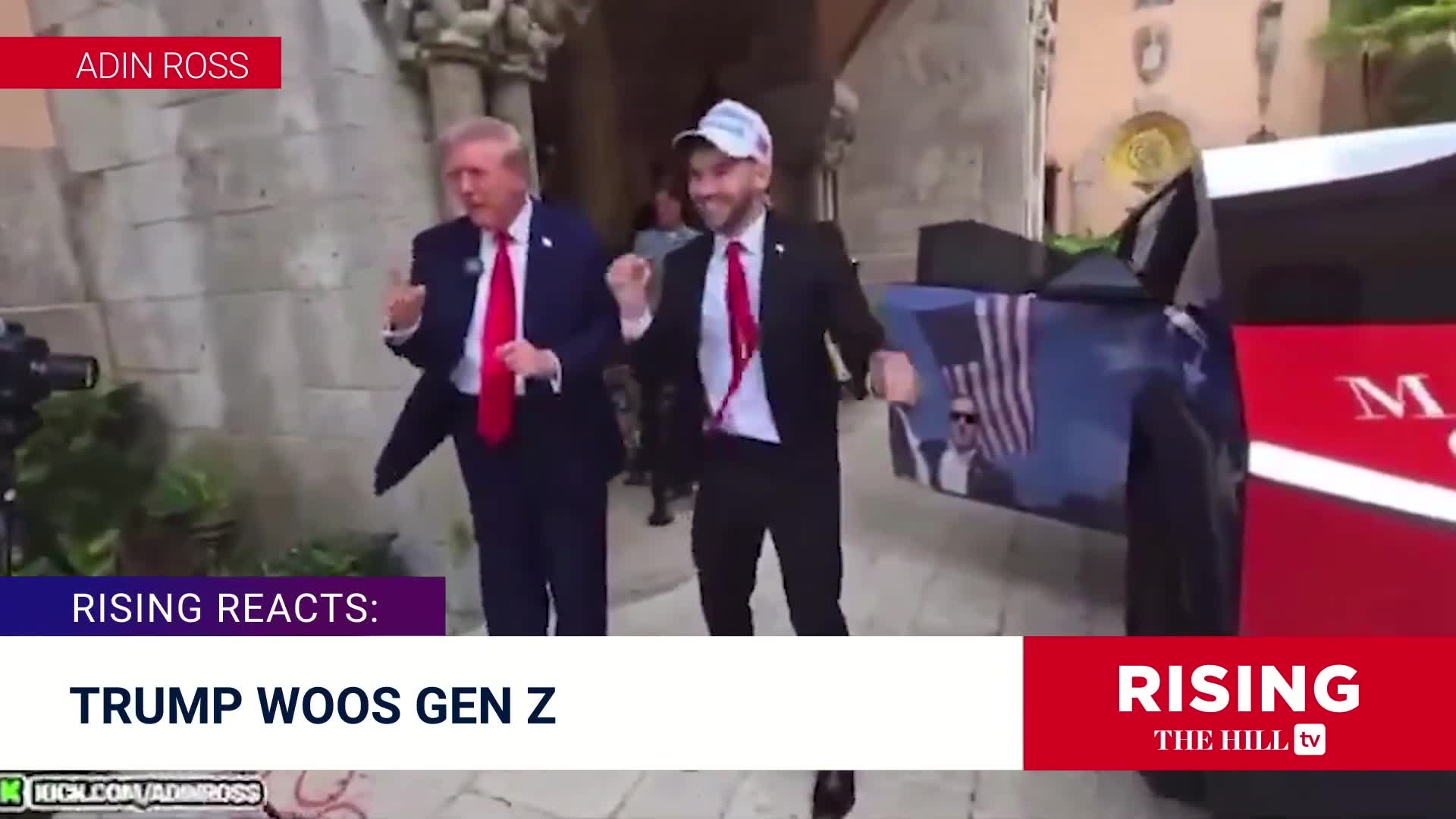Trump meets with controversial streamer Adin Ross as he courts young ...