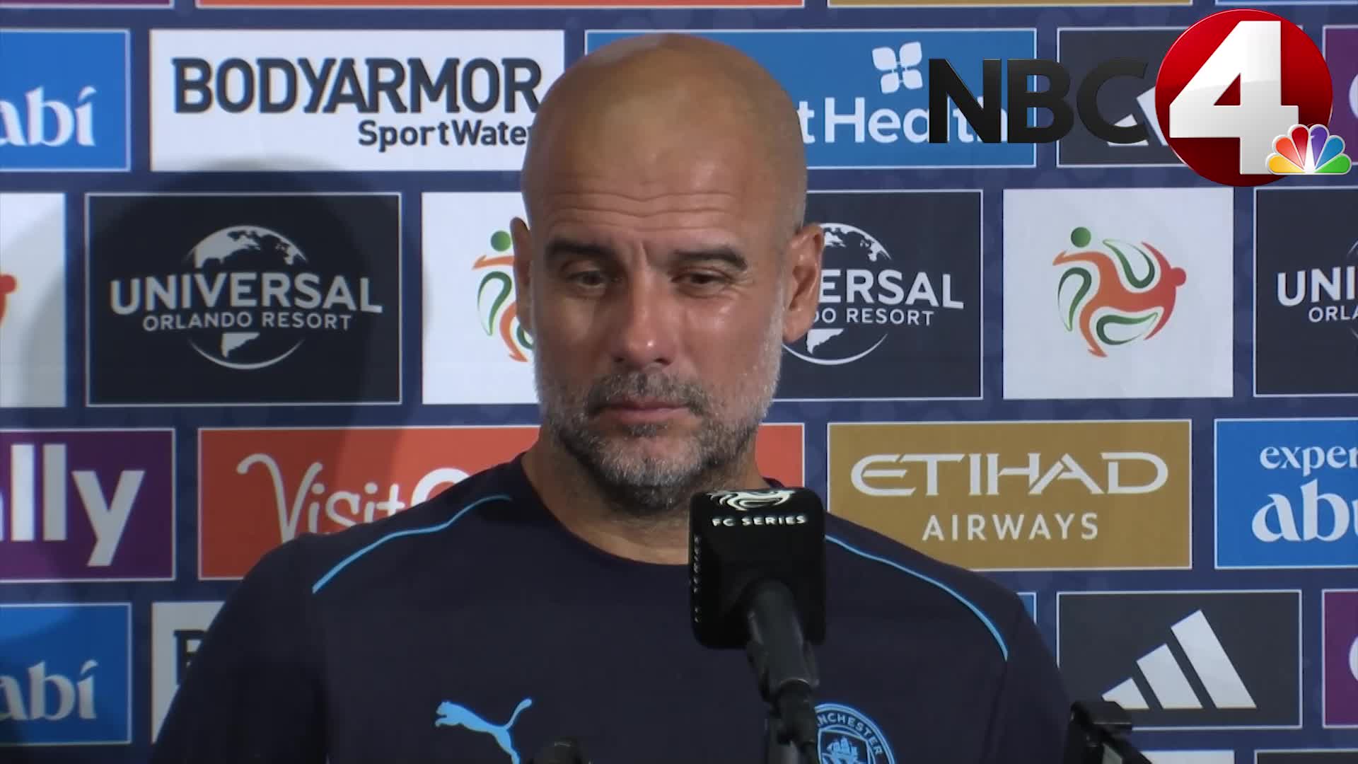 Manchester City manager Pep Guardiola post match interview vs. Chelsea ...