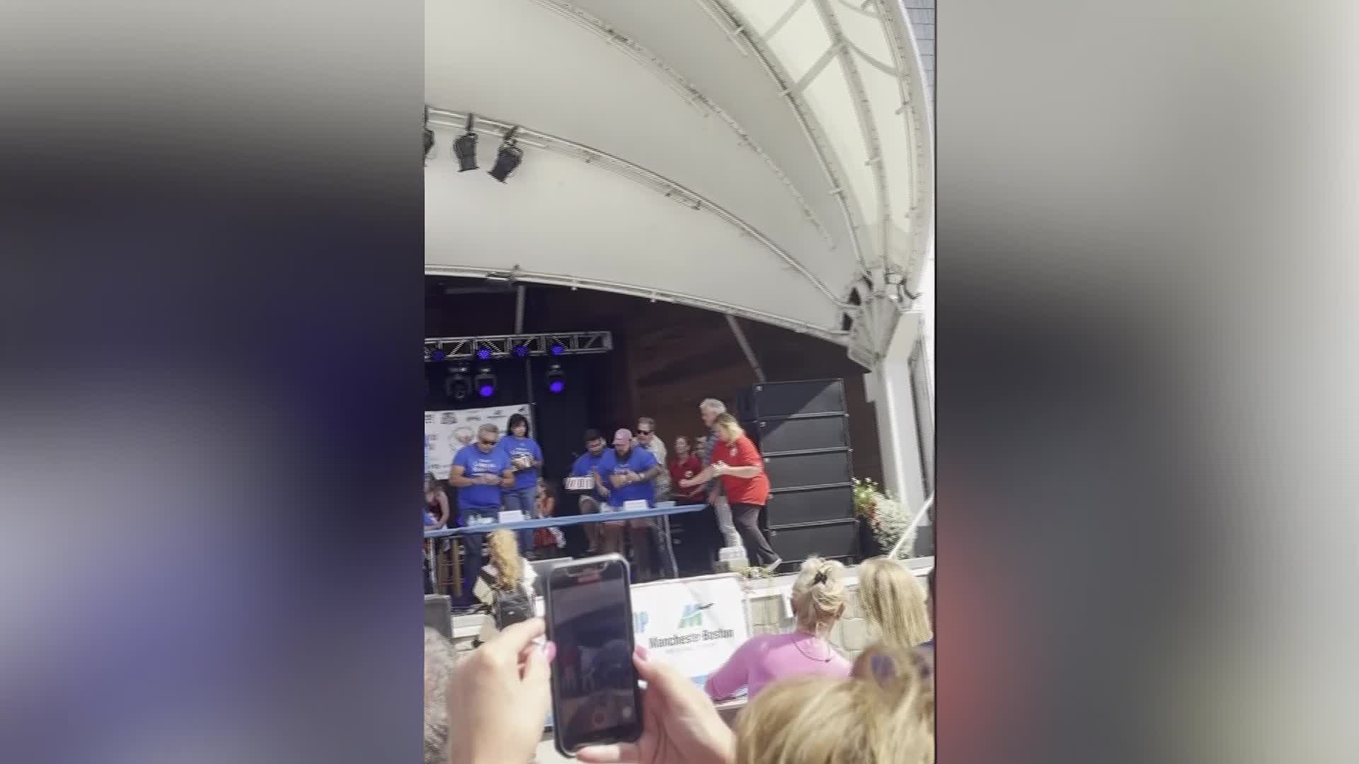New Hampshire governor helps save man choking at seafood eating contest ...