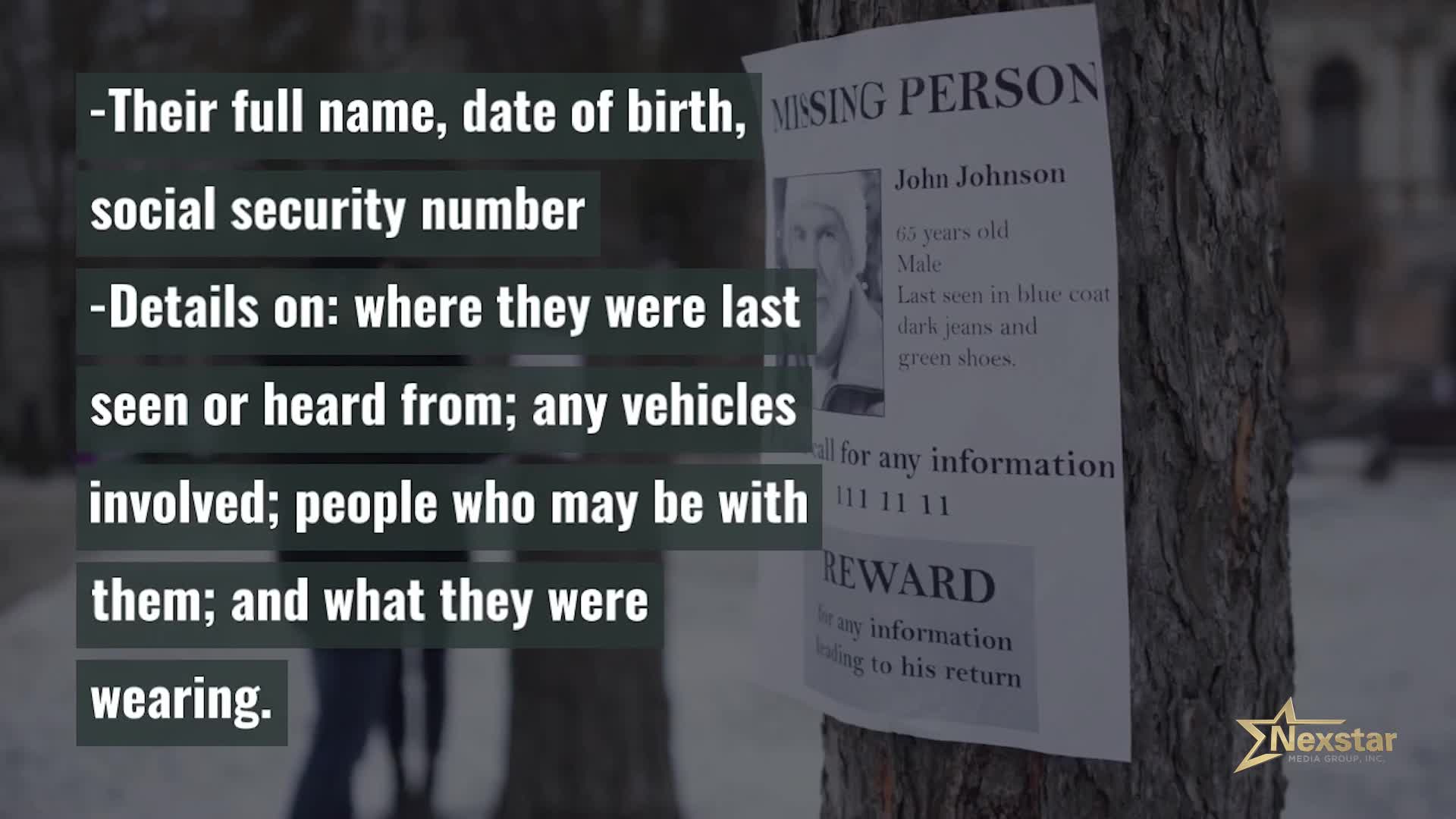 How to report a missing person – DC News Now | DC, Virginia, Maryland ...