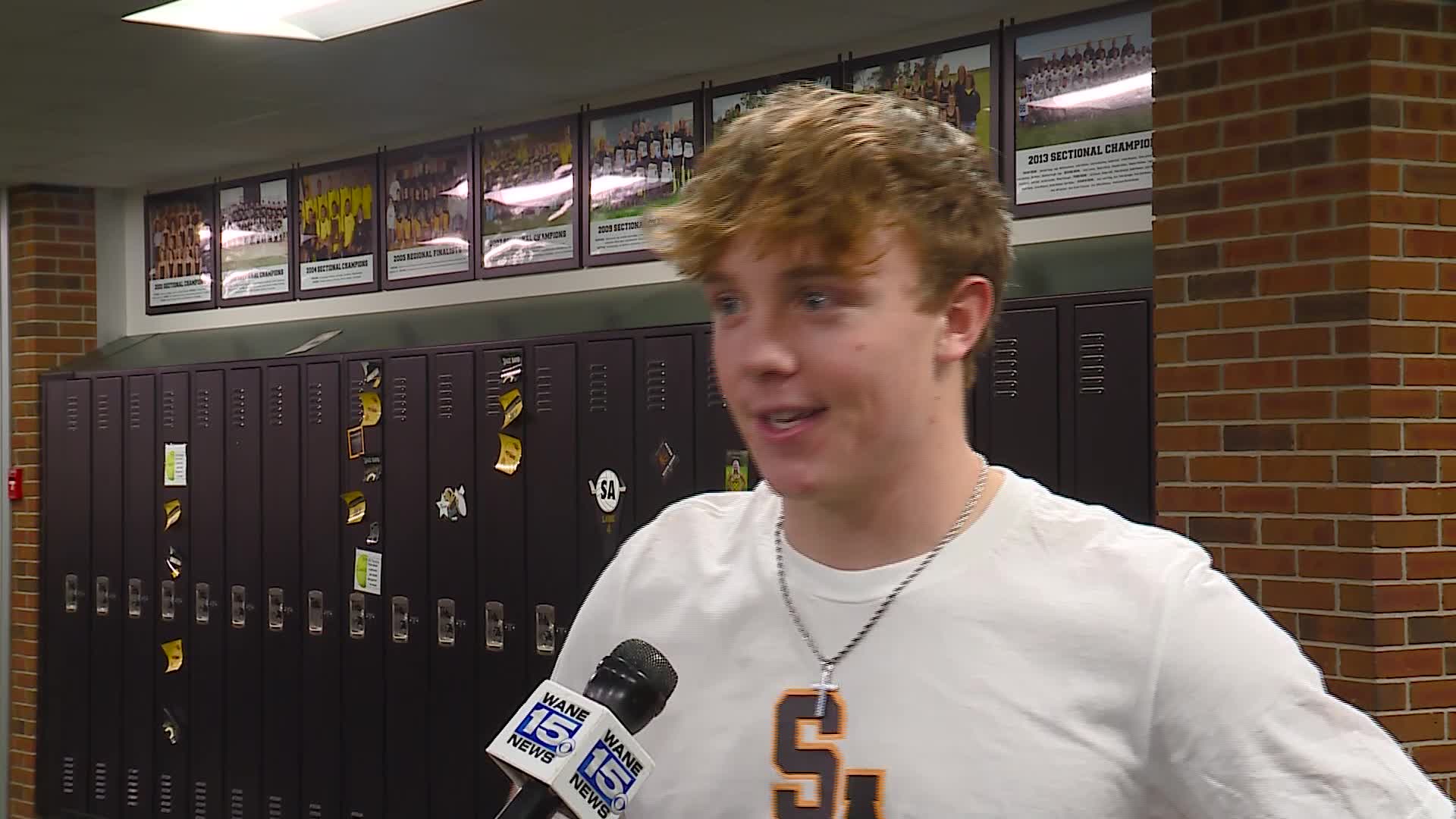 South Adams senior receiver/defensive back Caiden Neuenschwander ...