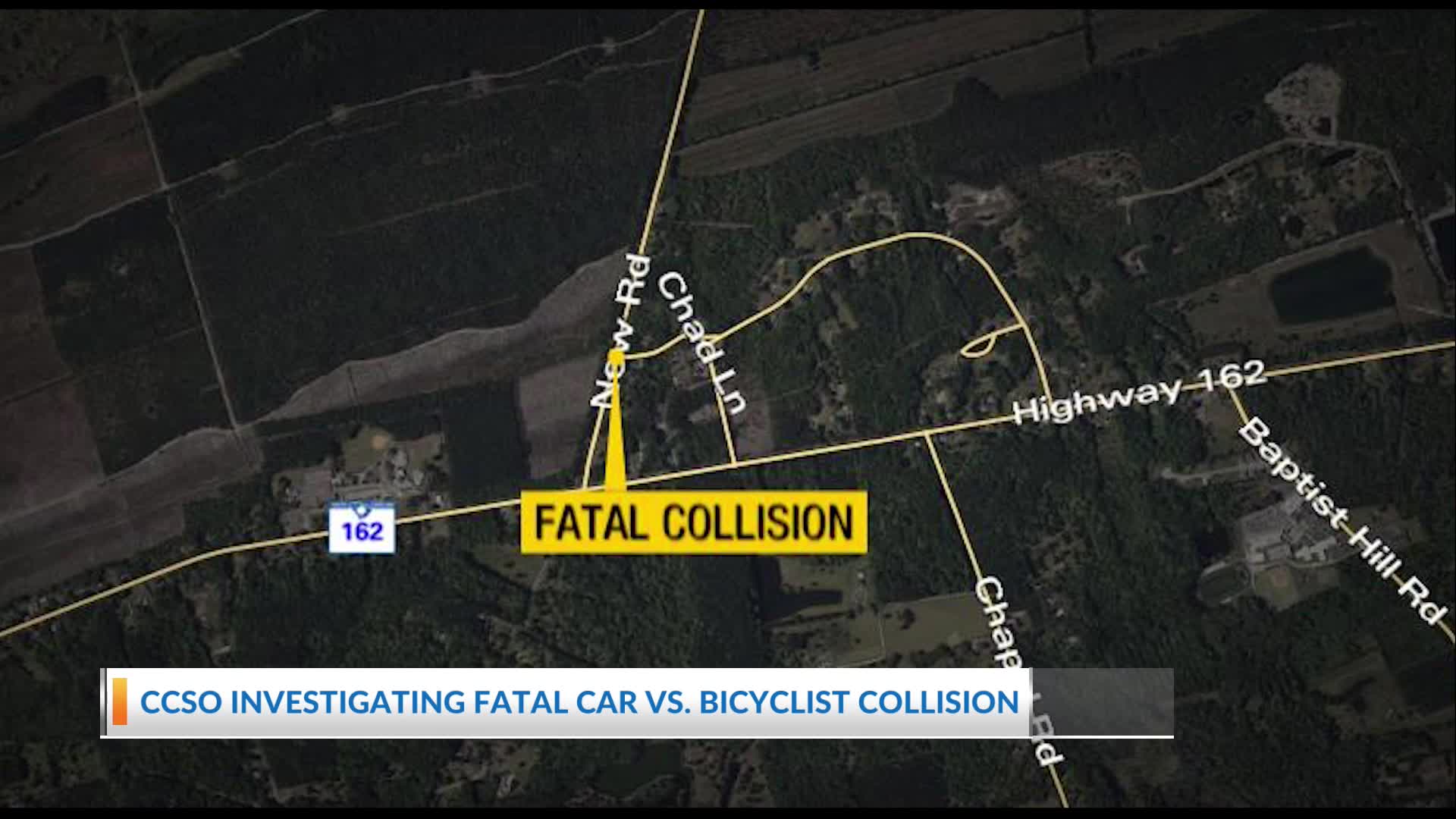 CCSO investigates fatal car vs. bicyclist collision – WCBD News 2