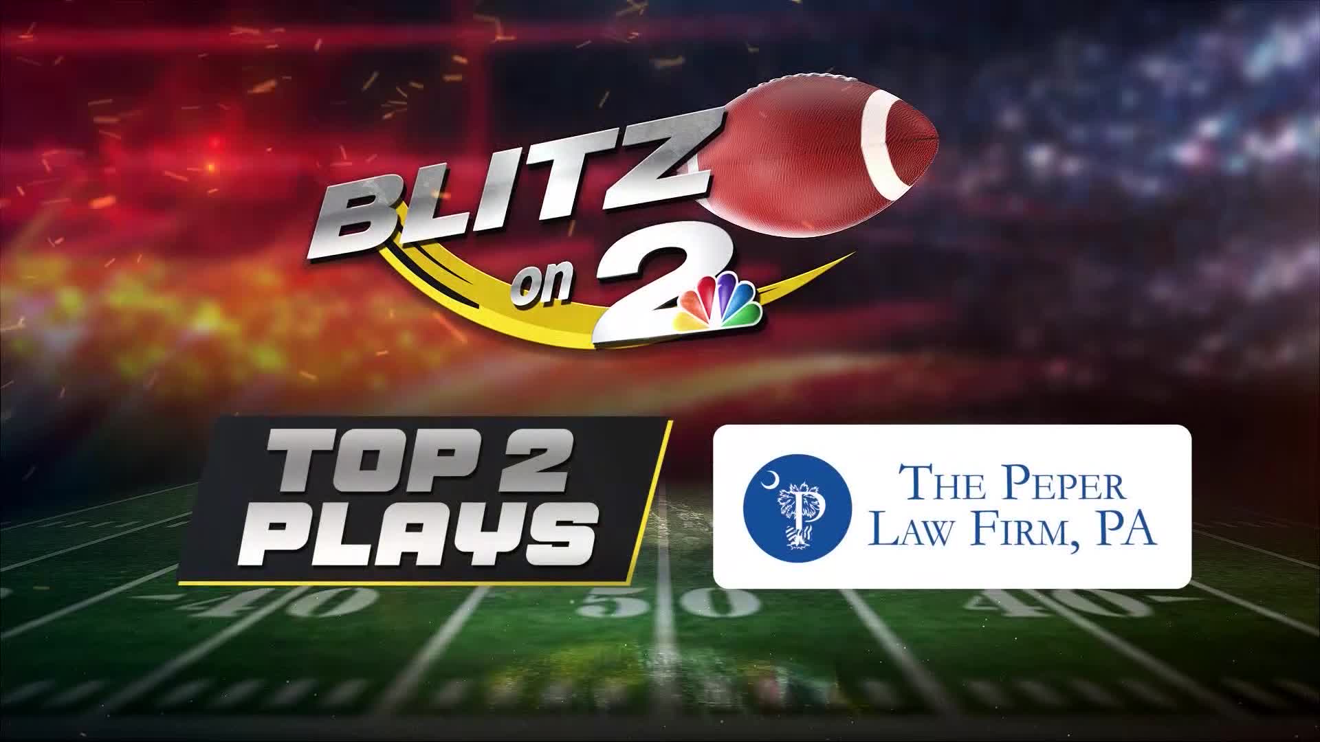 Top 2 plays from week eight of the Blitz on 2 – WCBD News 2