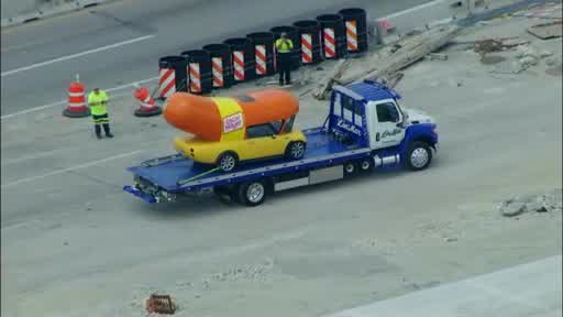 Wienermobile crashes in Illinois – WANE 15