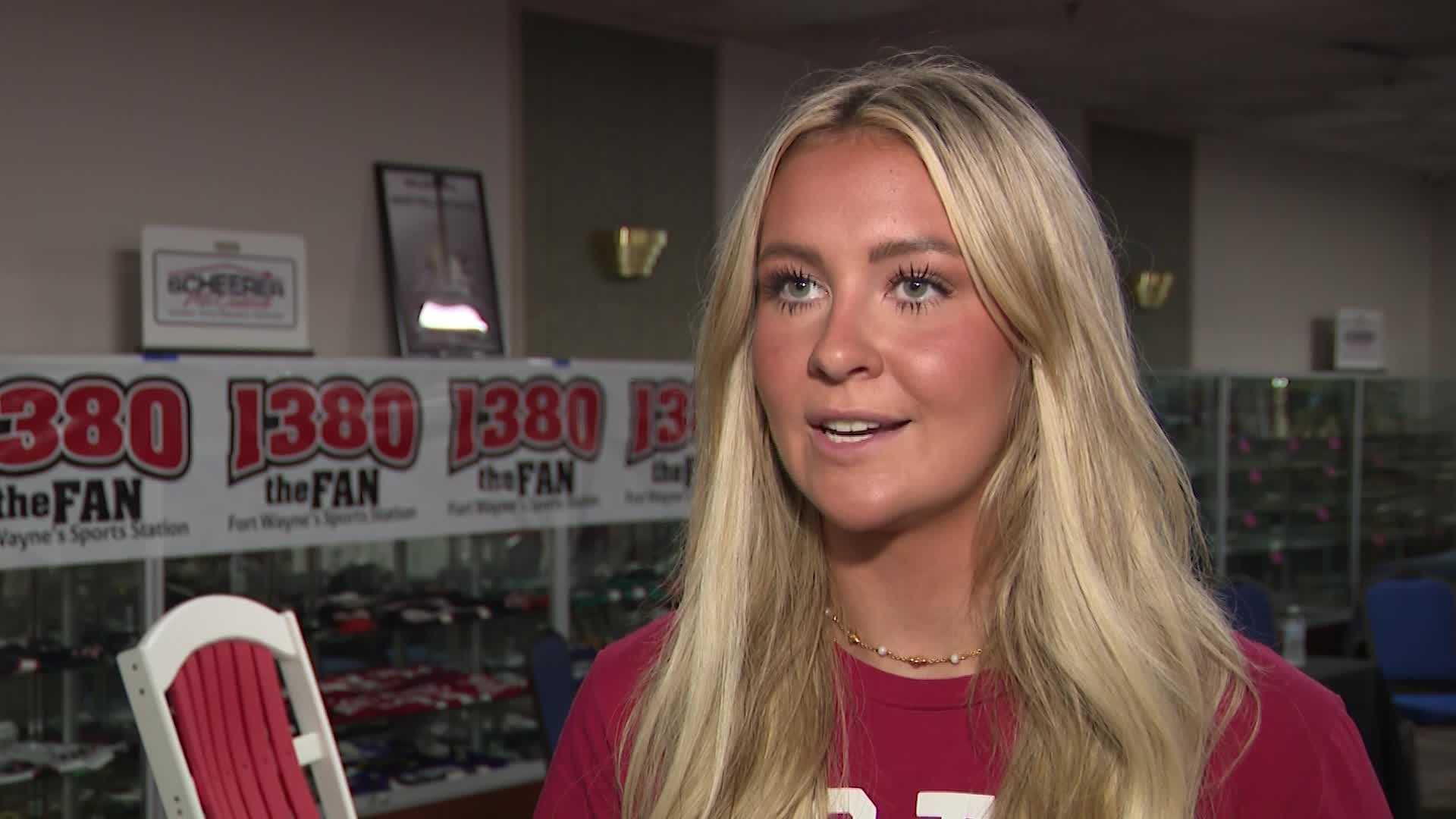 IU women’s basketball’s Sydney Parrish full interview at meet and greet ...