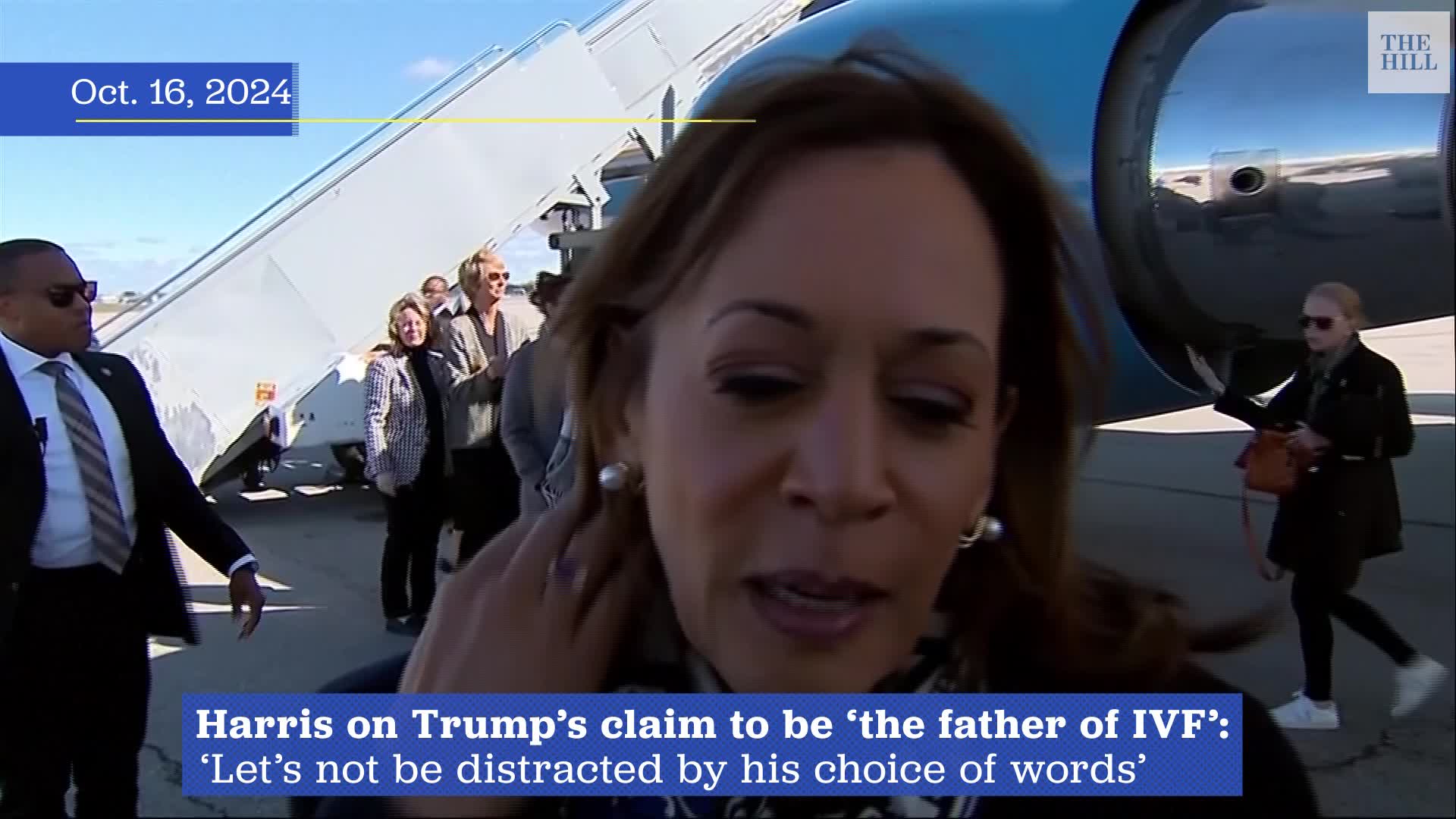 Harris on Trump’s claim to be ‘the father of IVF’ – The Hill