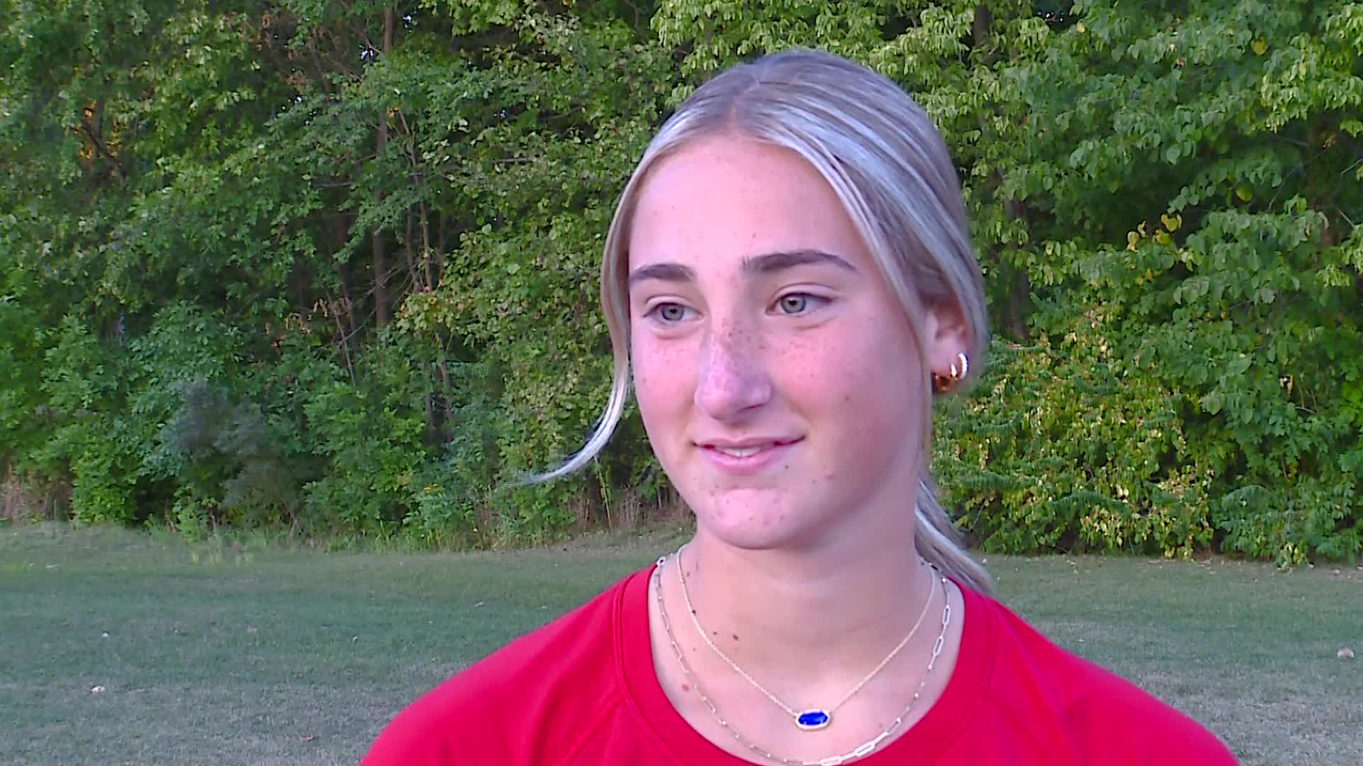 DeKalb sophomore golfer Grace Pfister full interview 9/9/2024 – WANE 15