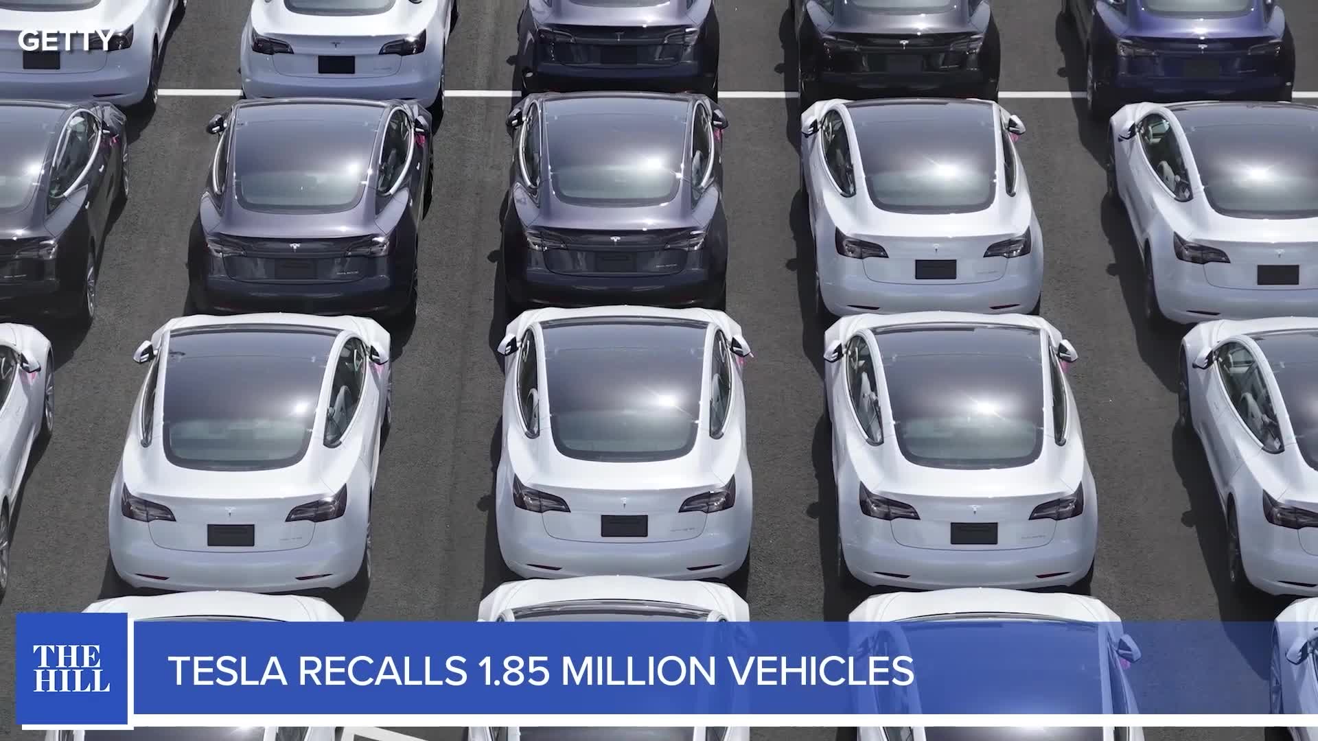 Tesla recalls 1.85 million vehicles – The Hill