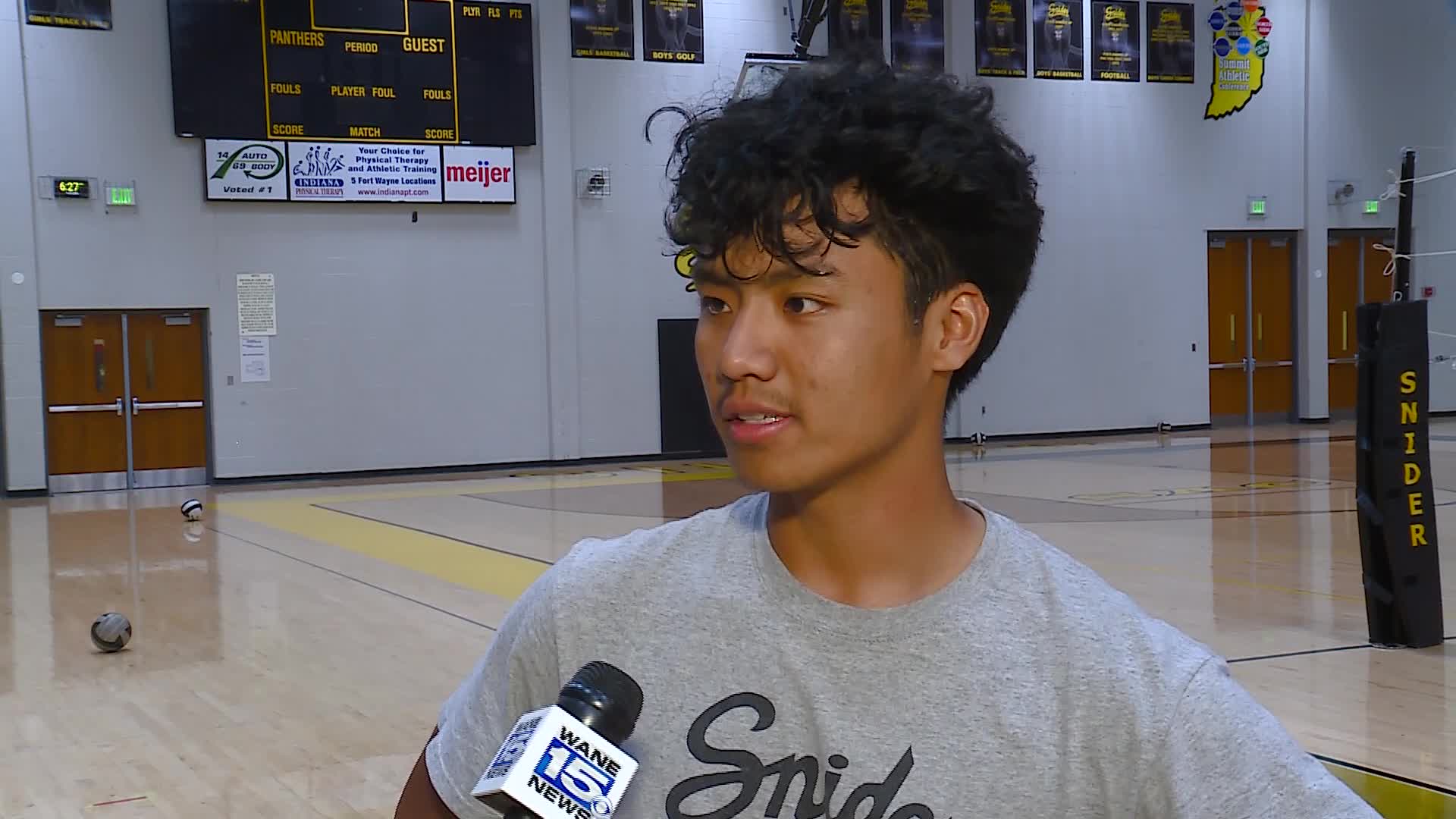 Snider sophomore outside hitter Mang Tung full practice interview 5/13 ...