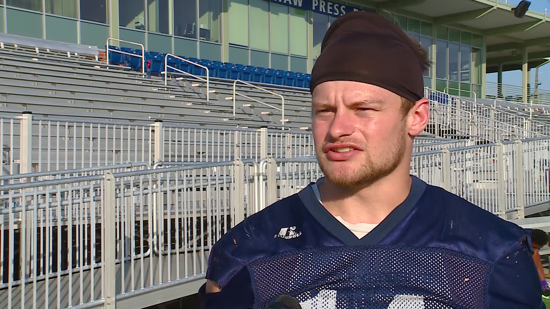 Trine senior linebacker Tucker Hasselman practice interview 8/25/2024 ...