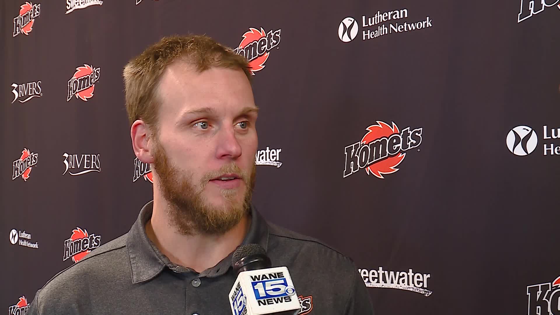 Justin Taylor full interview at Komets training camp opening press ...