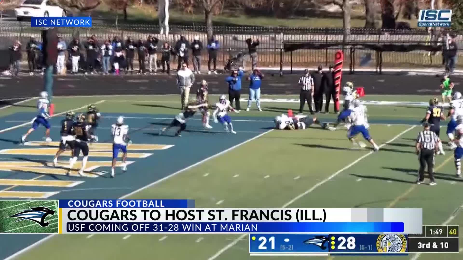 USF football preps to host St. Francis (Ill.) Saturday at D’Arcy ...