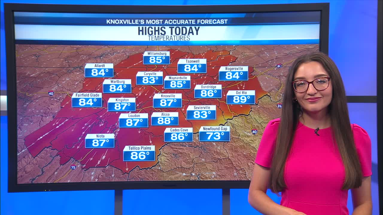 Few showers and storms today with more seasonable highs – WATE 6 On ...