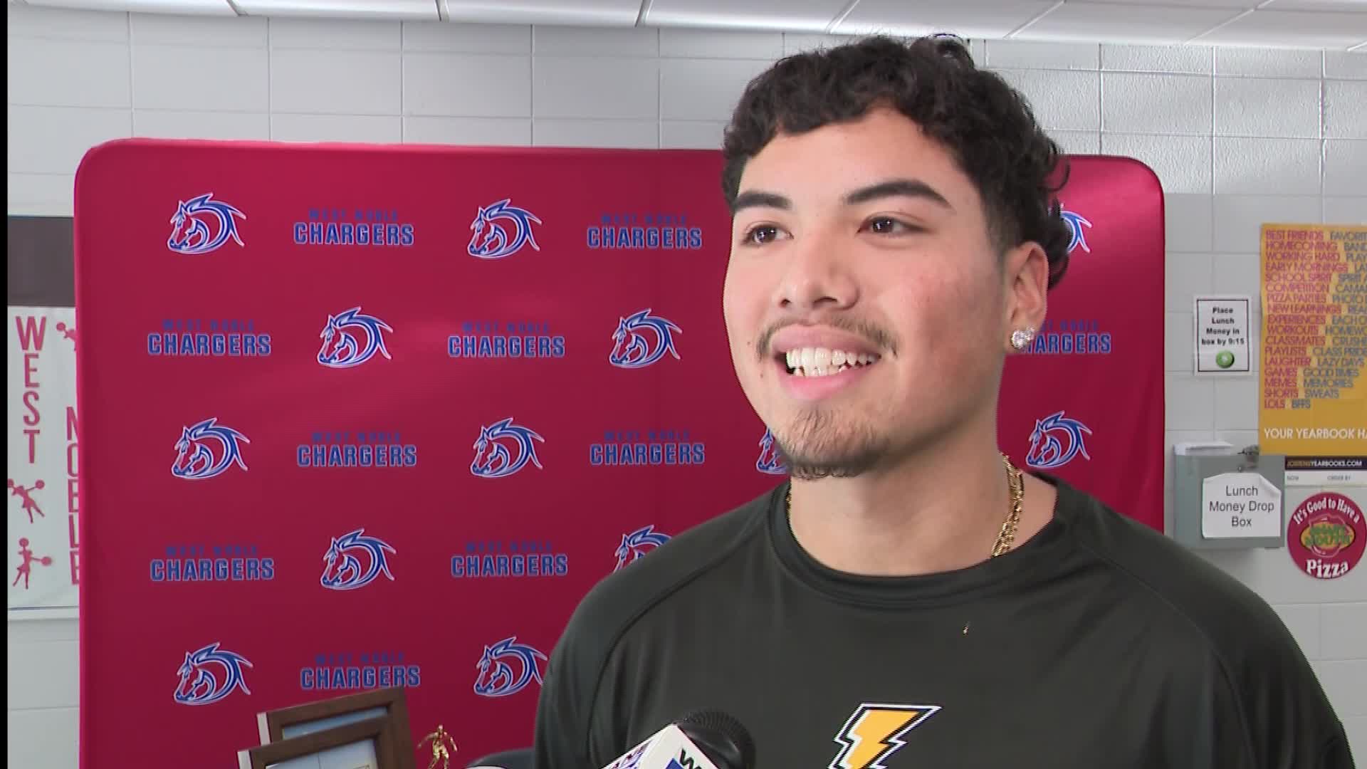 West Noble’s Christian Rodriguez signing day interview with Marian ...