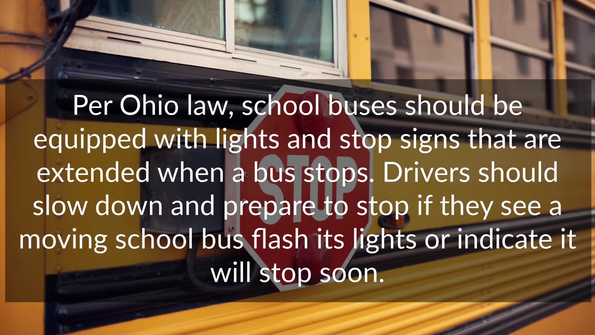 What to do in Ohio when you see a school bus stop – NBC4 WCMH-TV