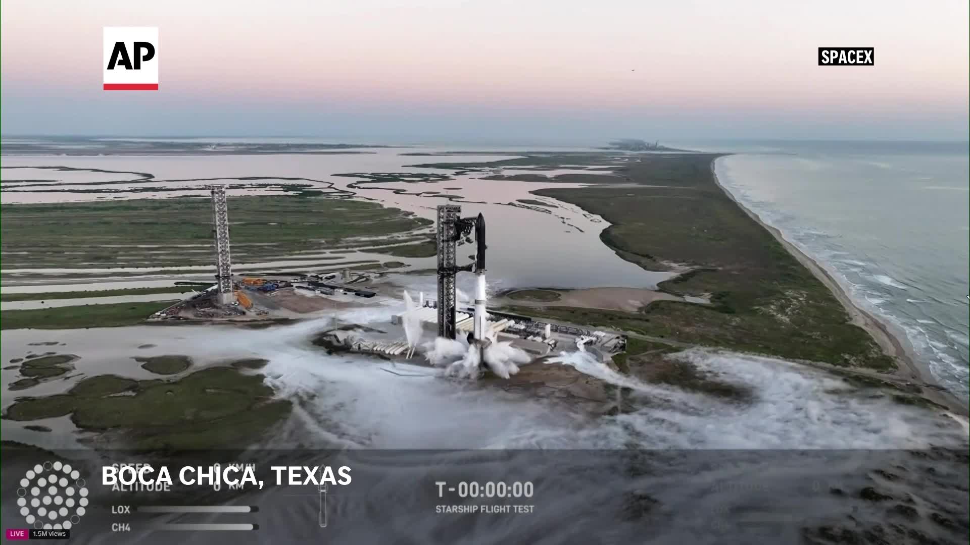 Mechanical SpaceX arms catch Starship rocket booster back at the launch ...