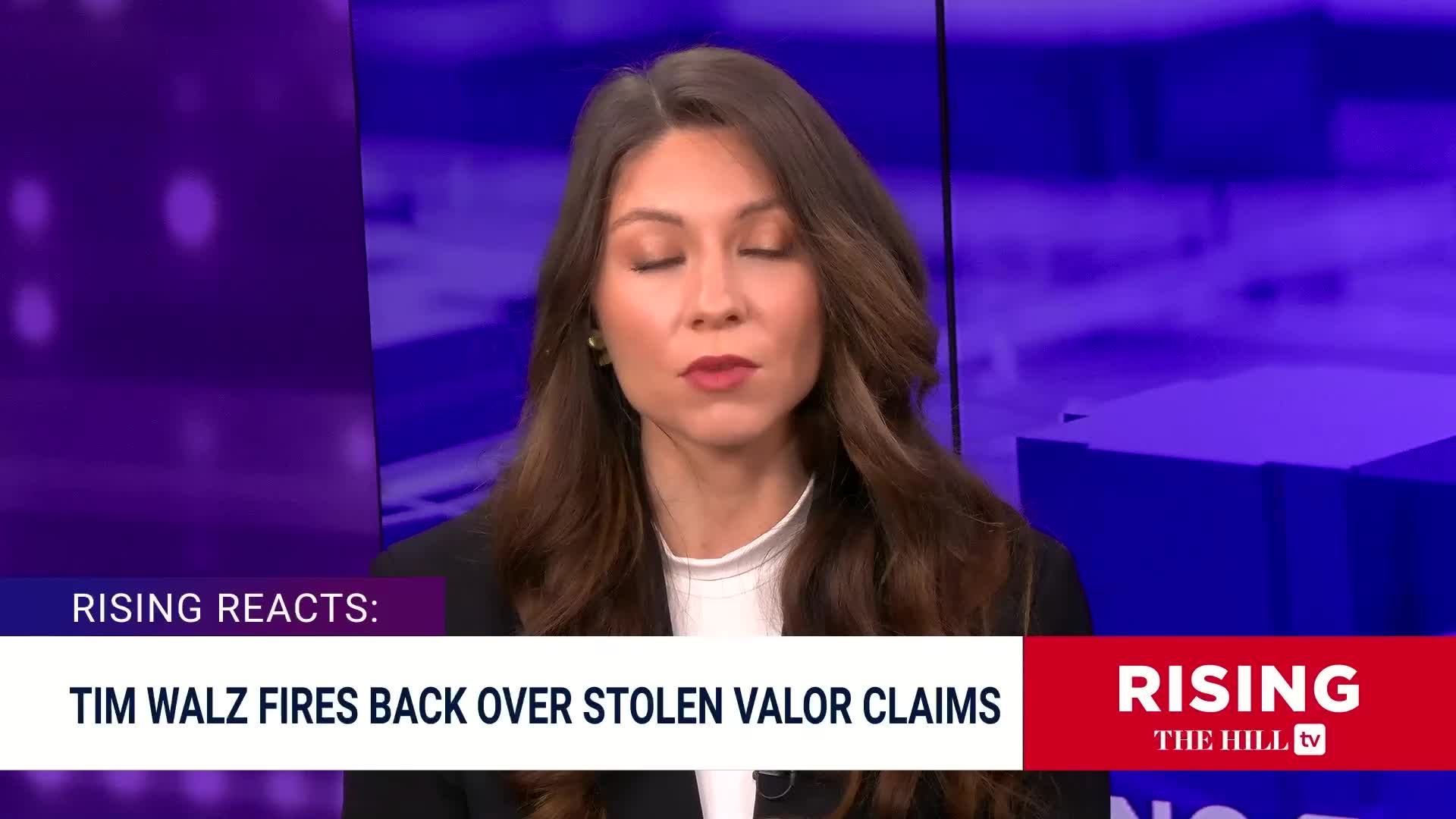 Tim Walz defends military service, fires back at JD Vance’s stolen ...