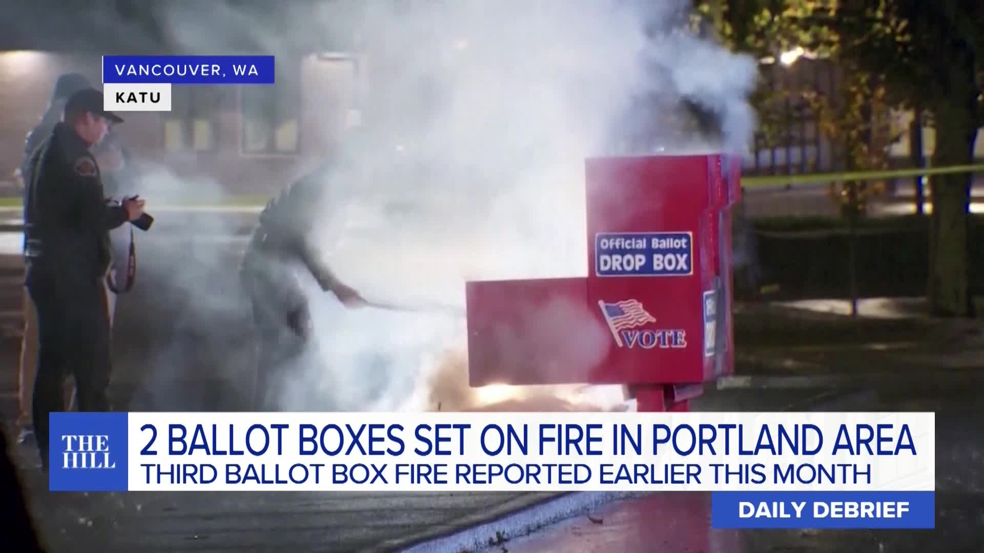 Ballot boxes burned in Oregon, Washington – The Hill
