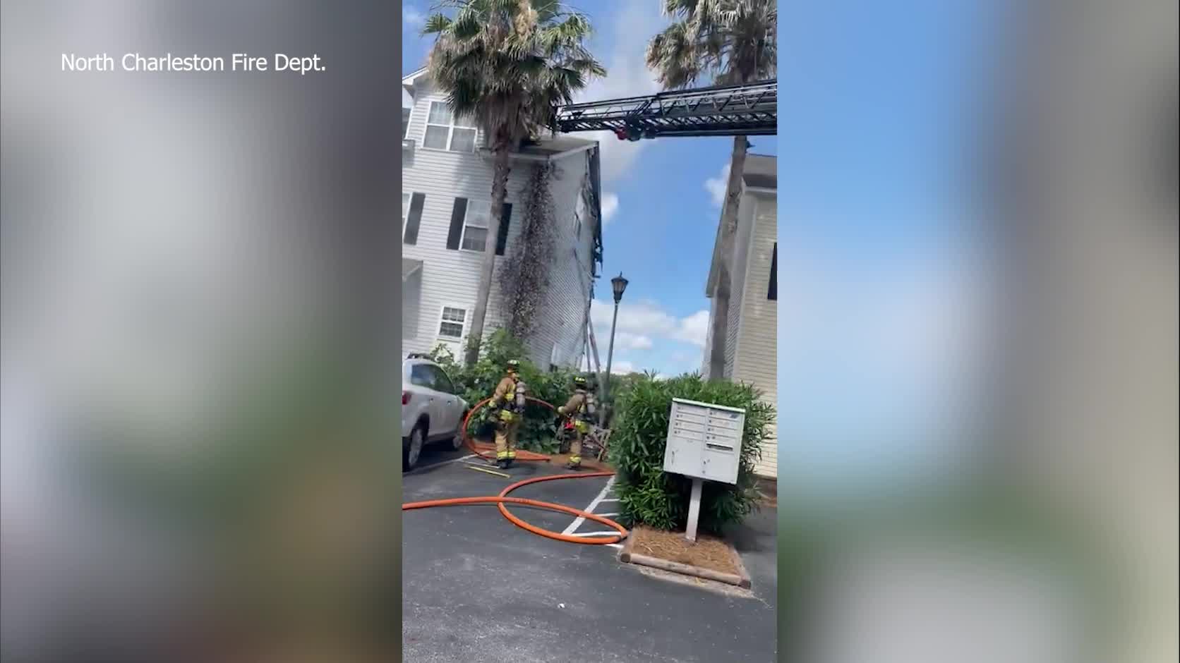 Crews respond to Arco Lane townhome fire – WCBD News 2