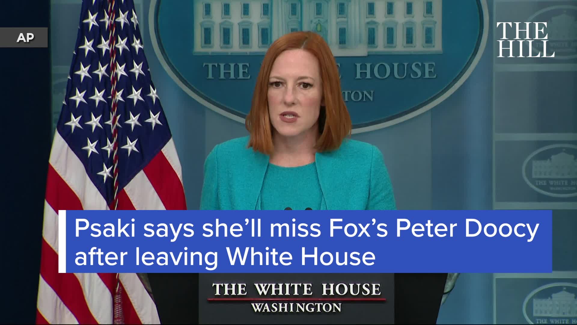 Psaki says she’ll miss Fox’s Peter Doocy after leaving White House ...