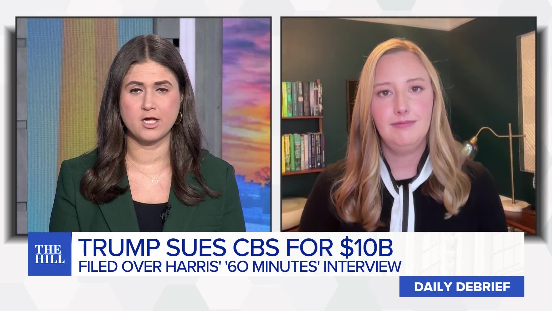 Trump sues CBS for $10B over Harris’s ‘60 Minutes’ interview – The Hill