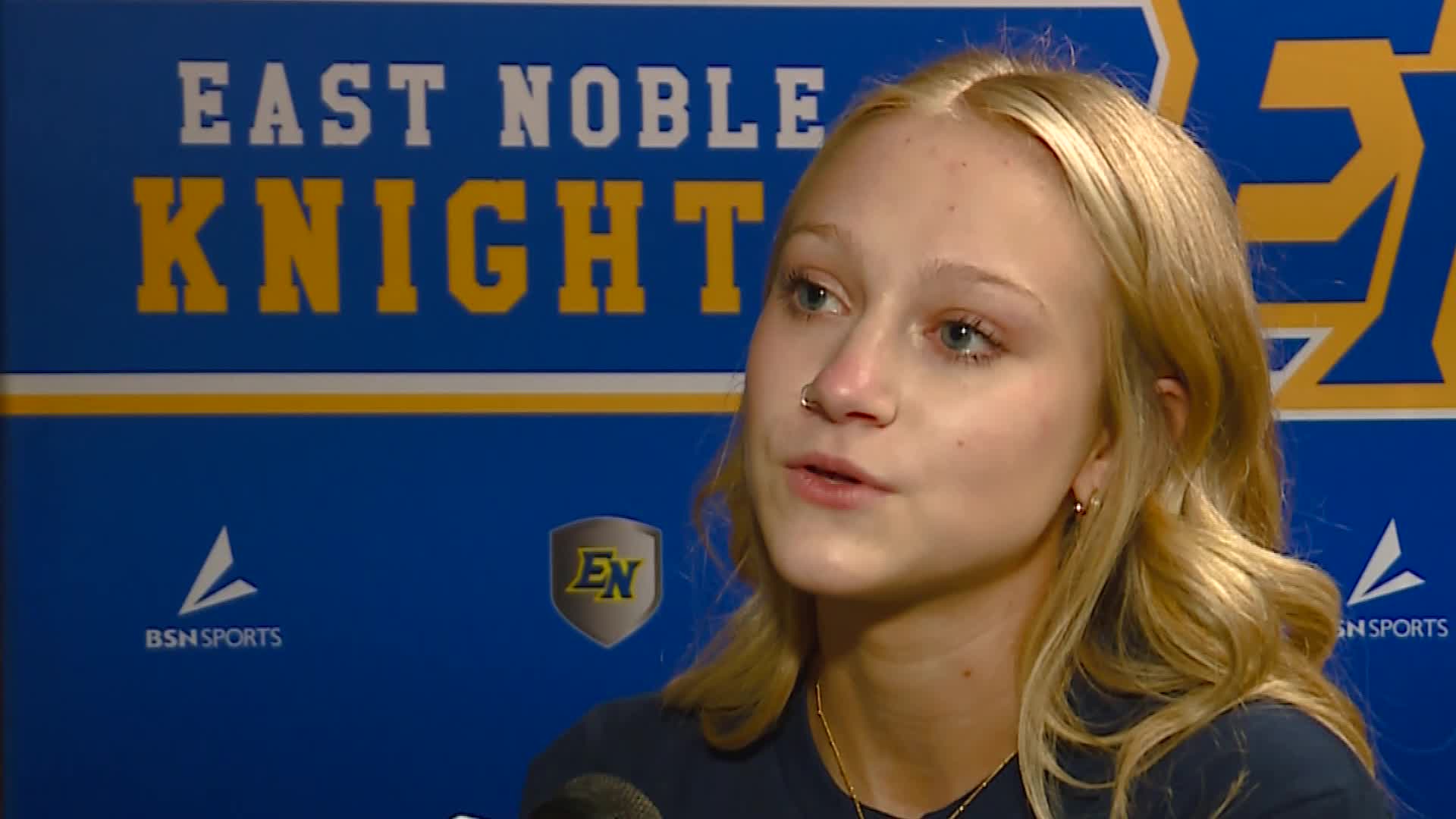 East Noble’s Hailey LaRoy full signing day interview with Trine ...