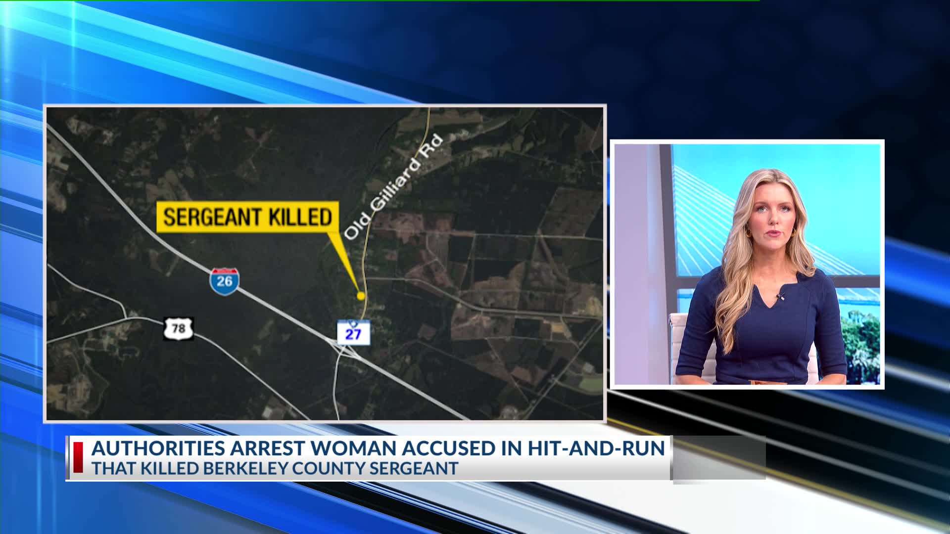 Woman charged in hit-and-run that killed Berkeley County sergeant – WCBD News 2