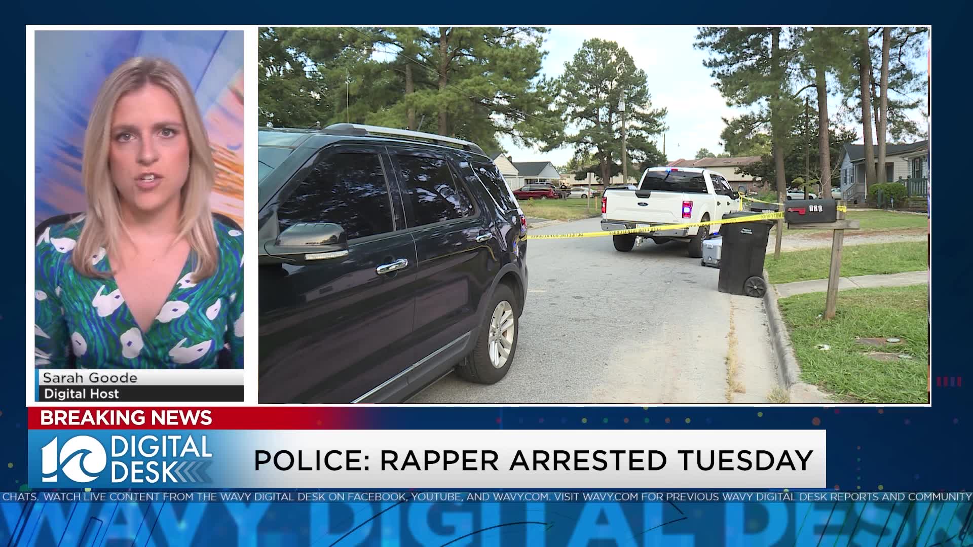 Rapper accused in Franklin child’s homicide arrested Tuesday – WAVY.com