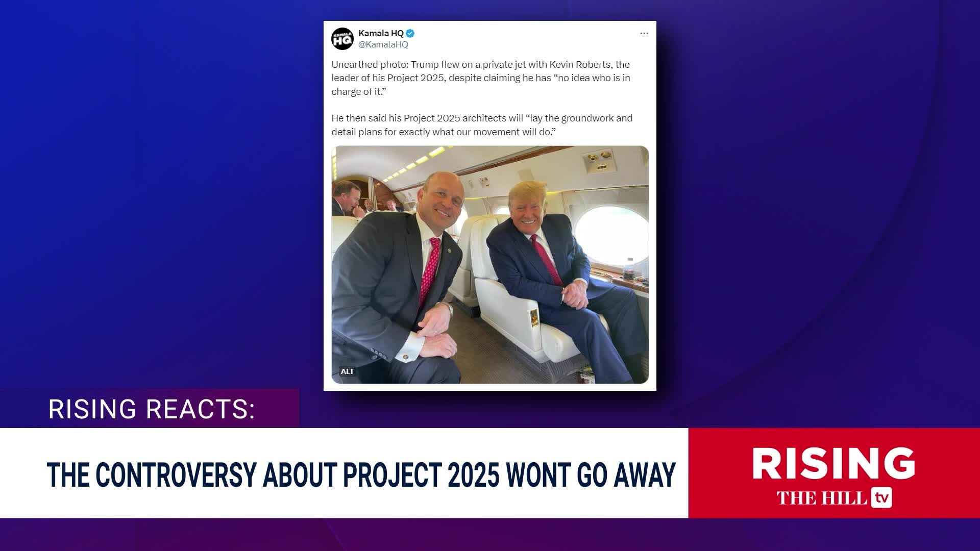 Unearthed picture shows Trump side-by-side with Project 2025 leader ...